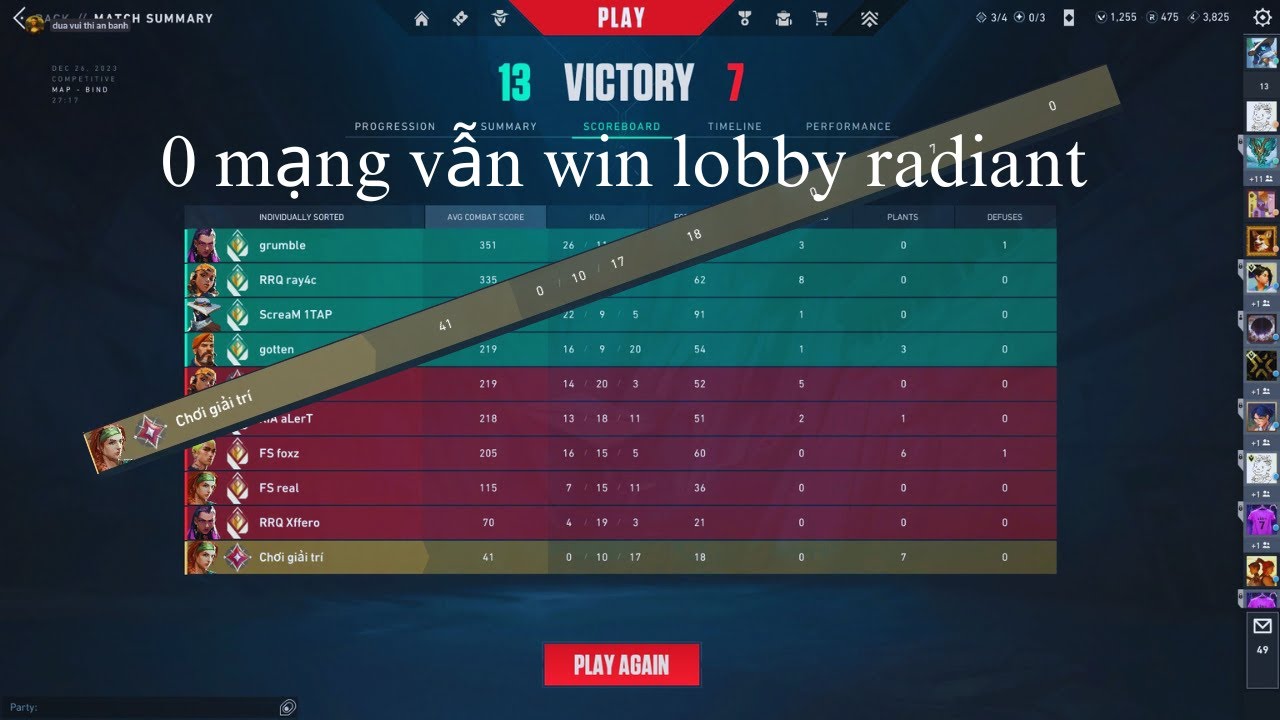 Làm sao để win rank lobby radiant mà không giết mạng nào ??? # ...