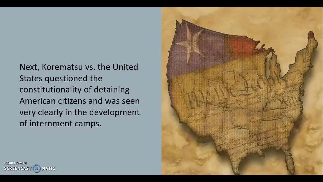 Korematsu v. United States - YouTube
