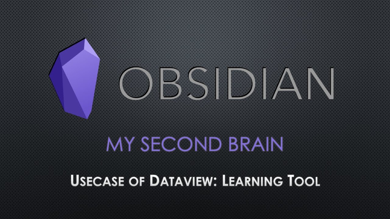 Obsidian Tutorial - Usecase of Dataview: Learning Tool (20/24) - YouTube