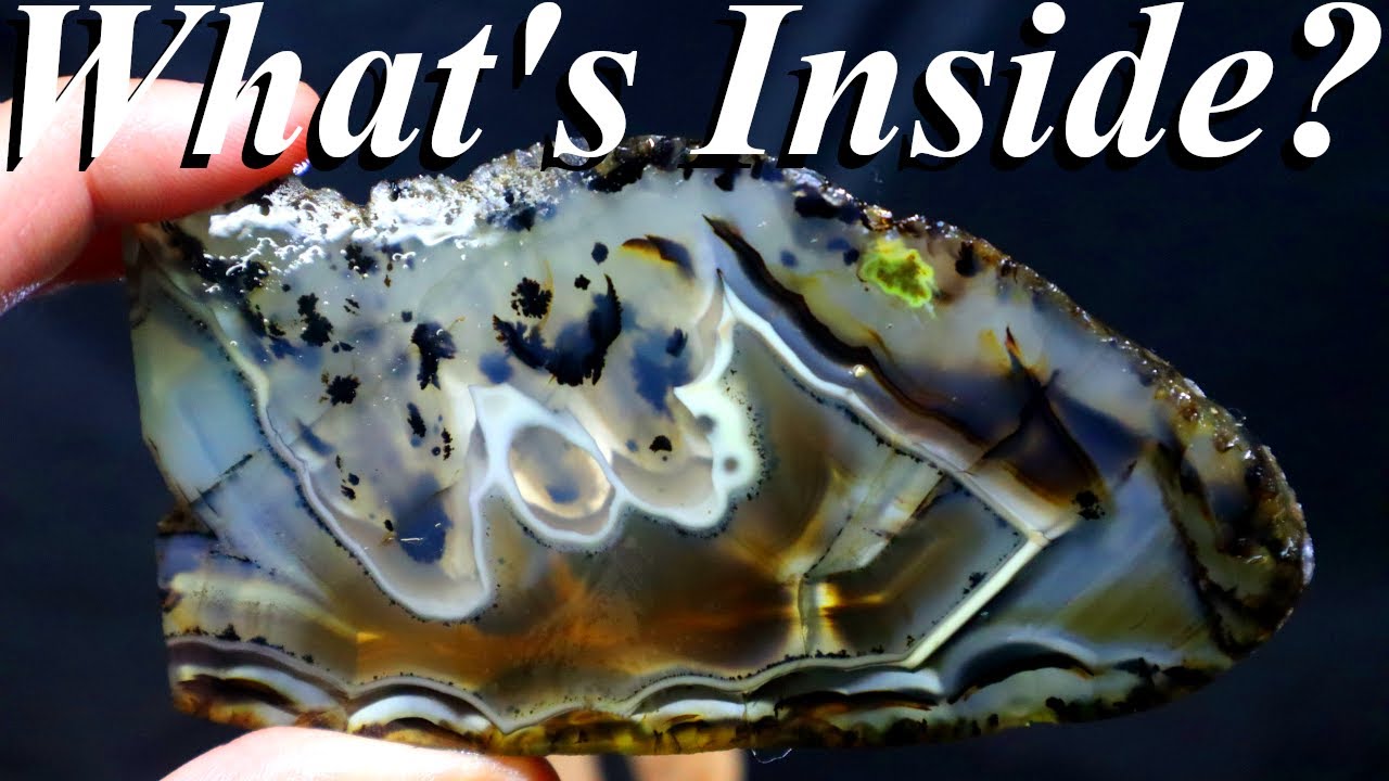 What's Inside? Cutting Some Top Shelf Yellowstone River Montana Agates ...