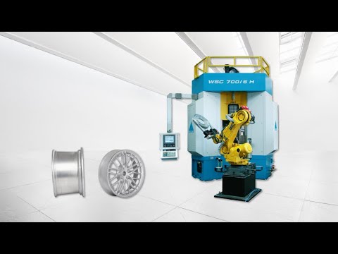 Flow forming wheel rims - WSC Series for hot forming - YouTube