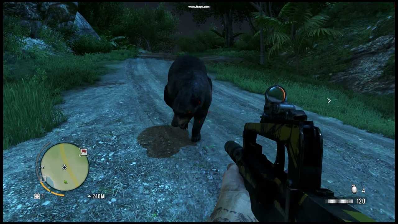 BEAR ATTACK! (Far Cry 3) - YouTube