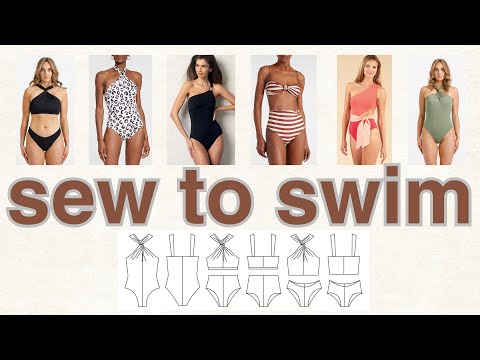 The Swimwear Trends & The Sewing Patterns to make your own.
