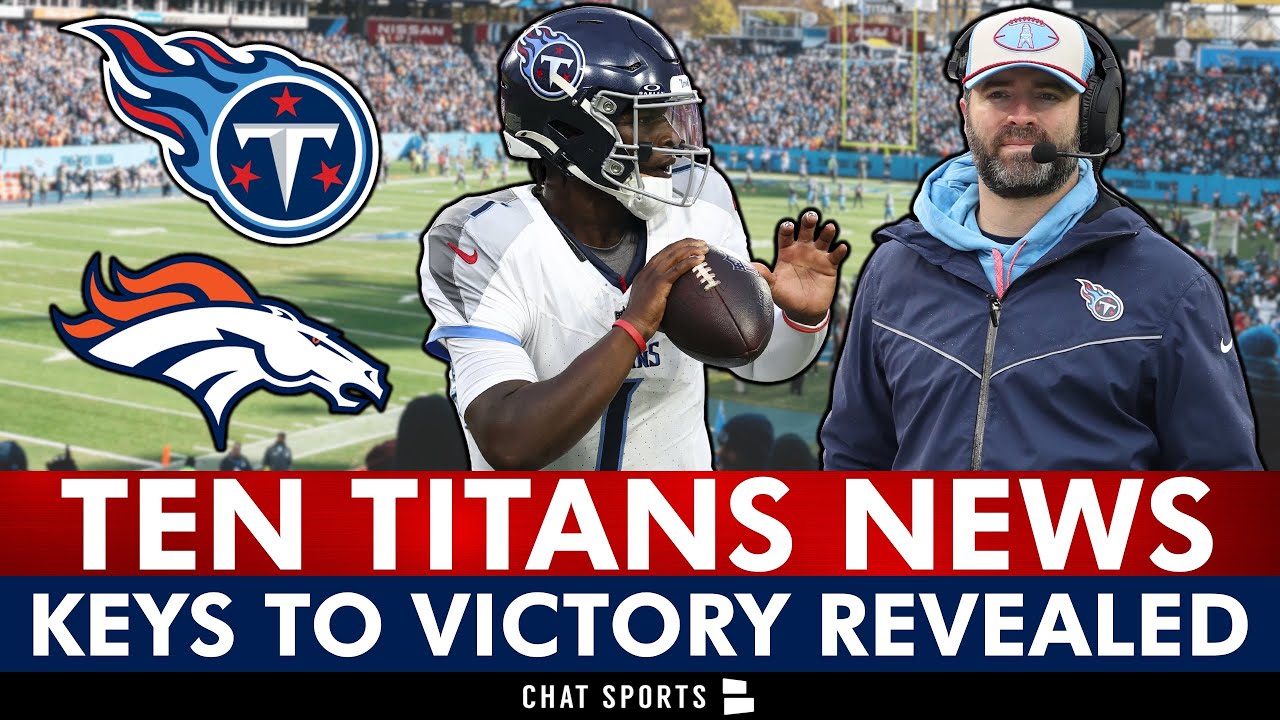 Tennessee Titans Key To Victory REVEALED Before Week 1 Against The ...