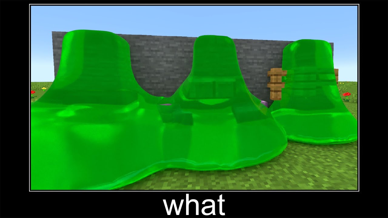 Minecraft realistic wait what meme, Lava, Water, Slime #1452 - YouTube