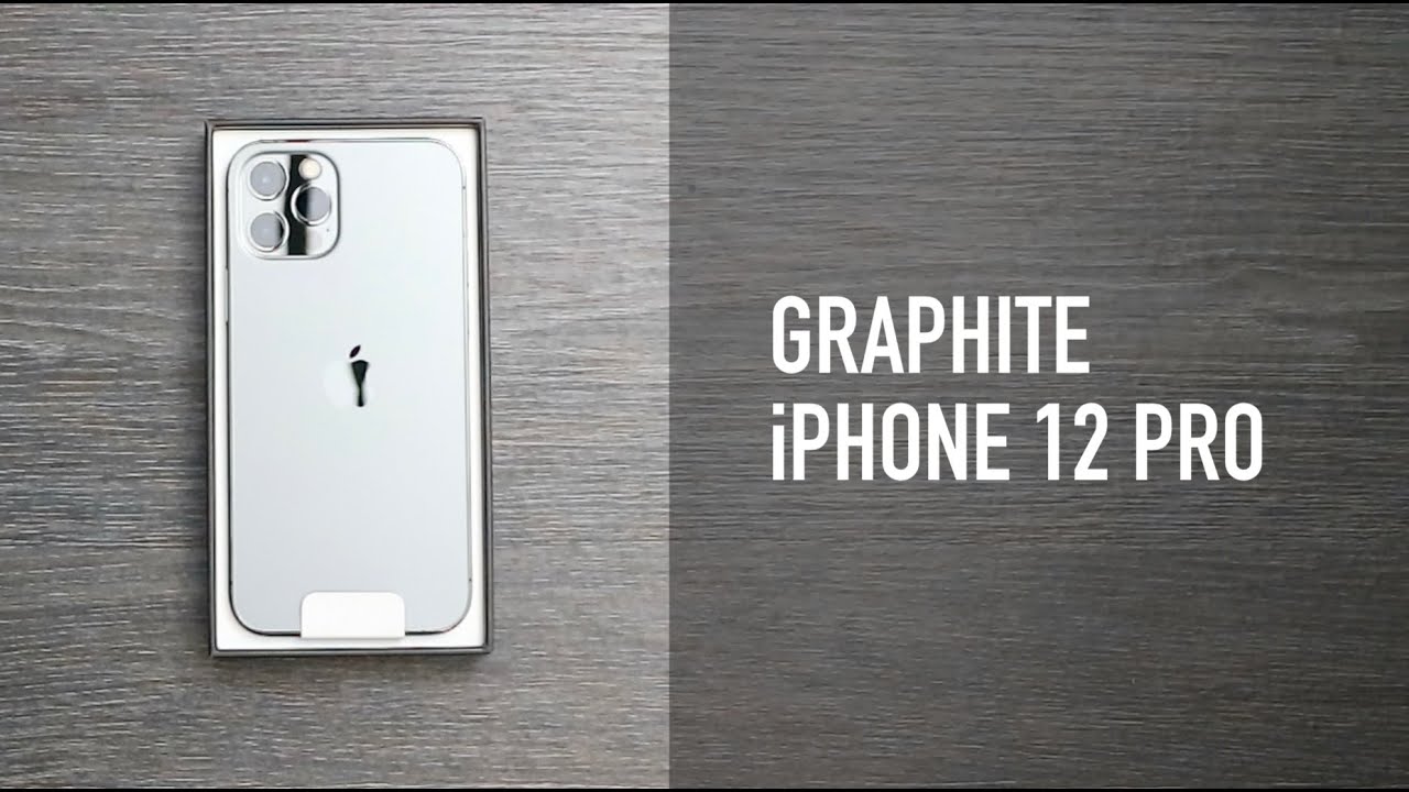 Graphite iPhone 12 Pro! Unboxing and Review - YouTube