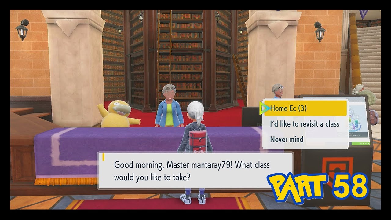 Let's Play Pokemon Violet Part 58 Uva Academy; Class: Home Ec (3) - YouTube