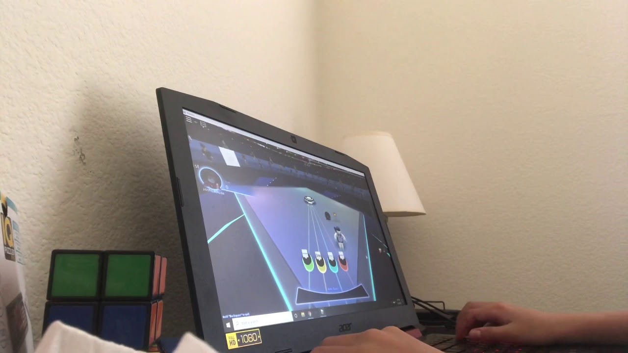 Trying PC RoBeats again | Handcam and Accuracy Gear - YouTube