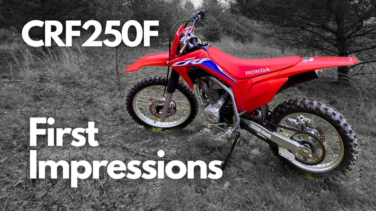 2024 Honda CRF250F Review: First Ride & Impressions of this Underrated Trail Bike! - YouTube