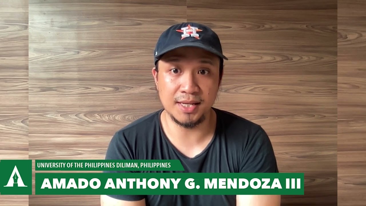 Amado Anthony Mendoza III on his article for Akda - YouTube