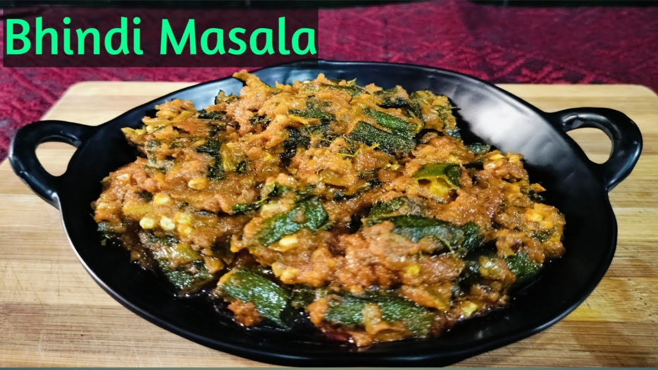 Bhindi Masala Recipe|Bhindi Masala|Okra Masala| Bhindi Ki Sabzi|Minu ...
