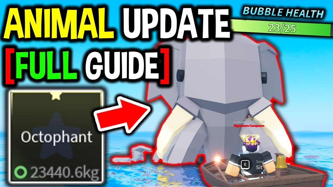 How To DEFEAT ANIMAL BOSS UPDATE GUIDE in Roblox Fisch.. - YouTube
