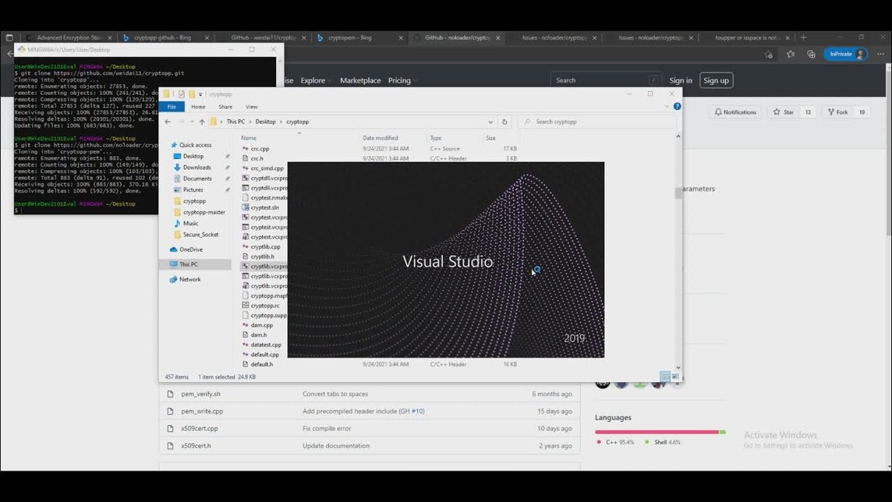 Compiling Crypto++ in Microsoft Visual Studio 2019/2017 (with Cryptopp ...