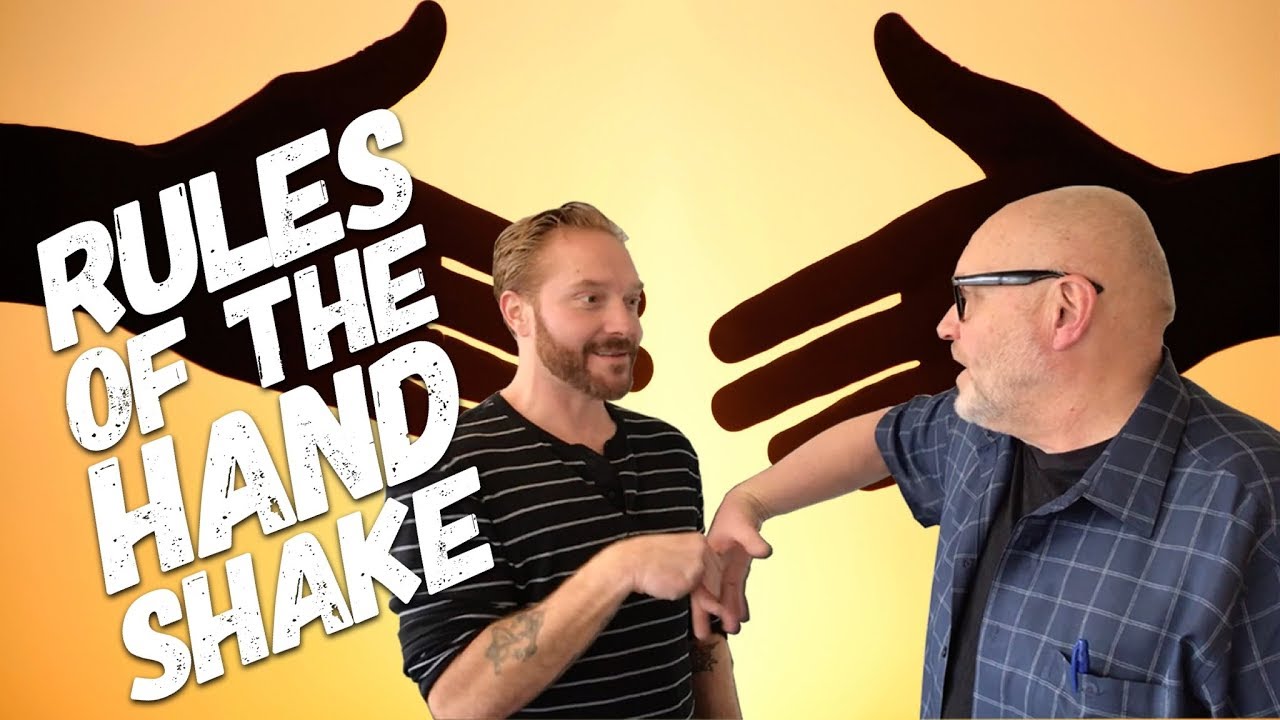 The Official Rules of the American Handshake - YouTube