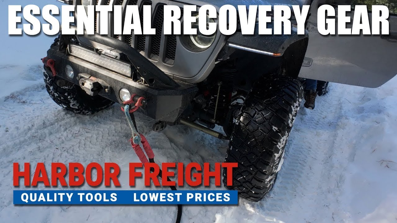 Complete Harbor Freight Recovery Kit for Jeep - Budget Off-Road Gear ...