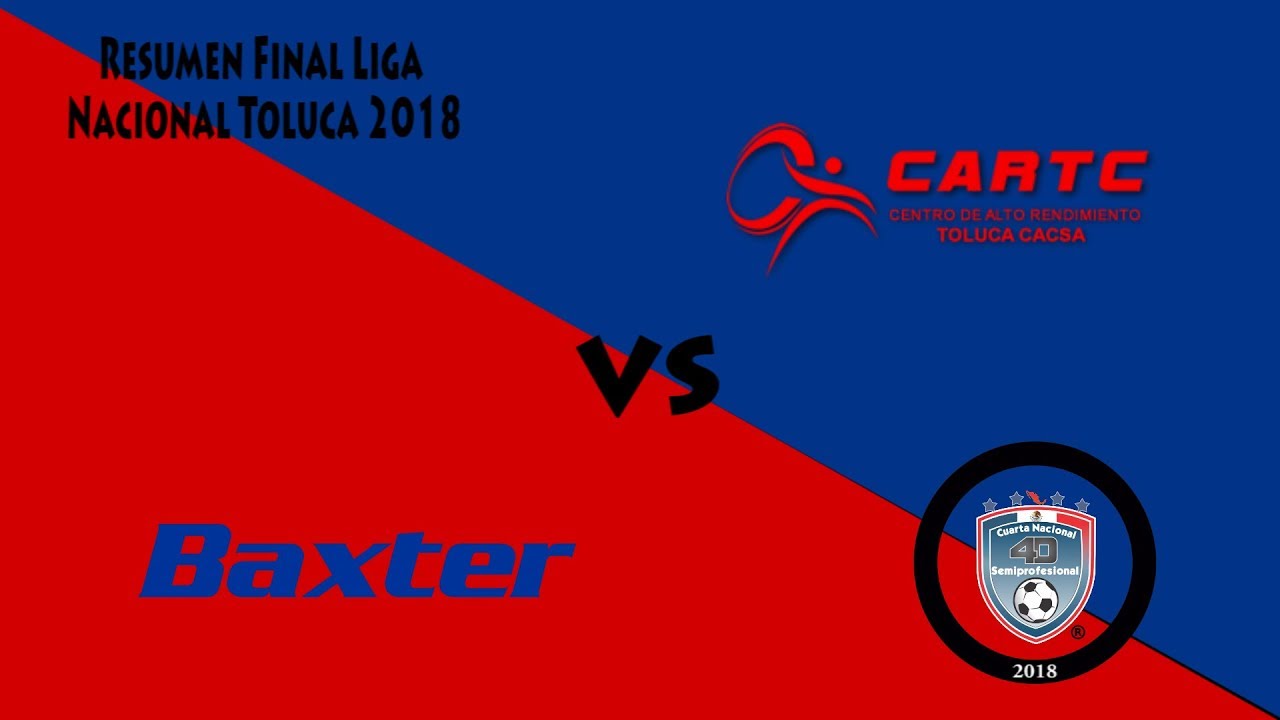 Resumen Final de Liga Nacional Toluca 2018 (Toluca Cacsa vs Baxter ...