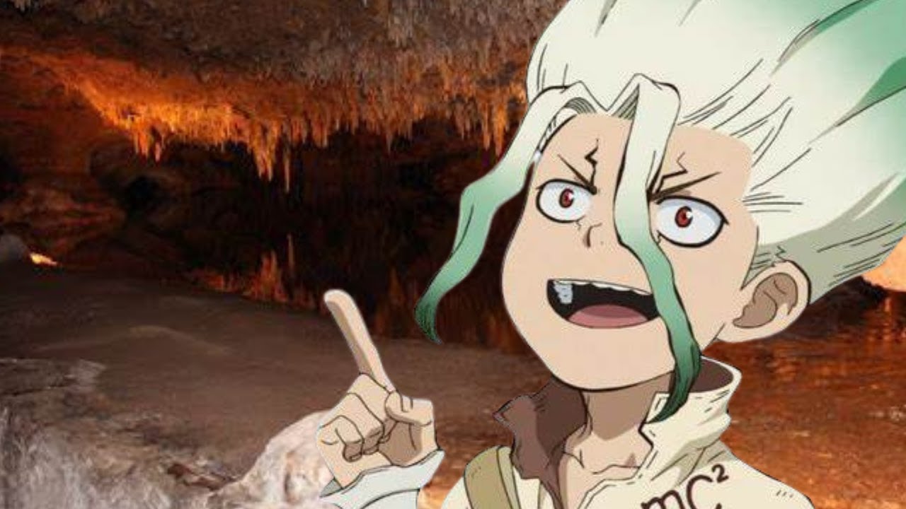 Senku Discovers Cave Sponge - YouTube