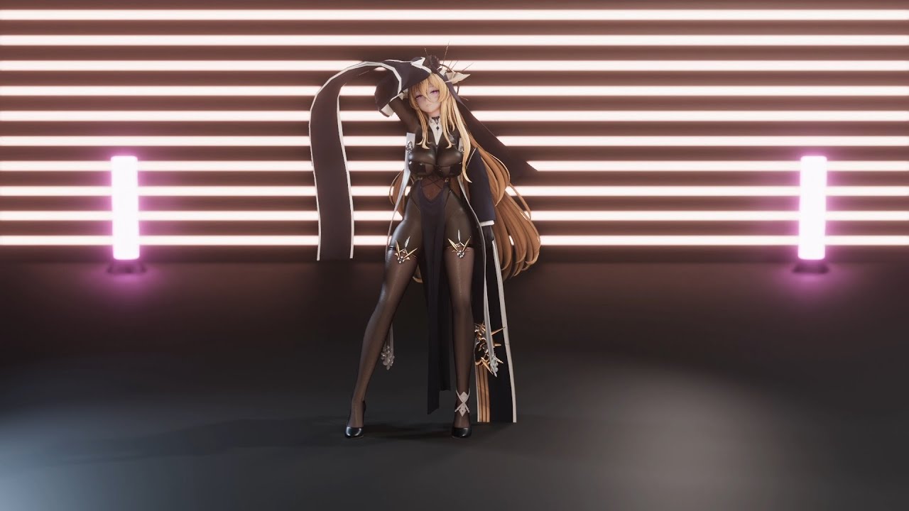 【Azur Lane MMD／4K／60FPS】Implacable【Number 9】 - YouTube