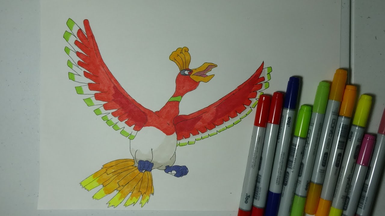 Drawing Ho-oH - YouTube