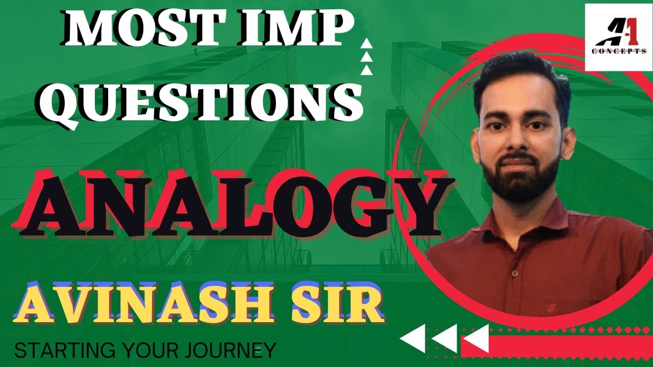 Analogy || Class- 5 || By Avinash Choudhary Sir || Reasoning Classes || Class - 116 - YouTube