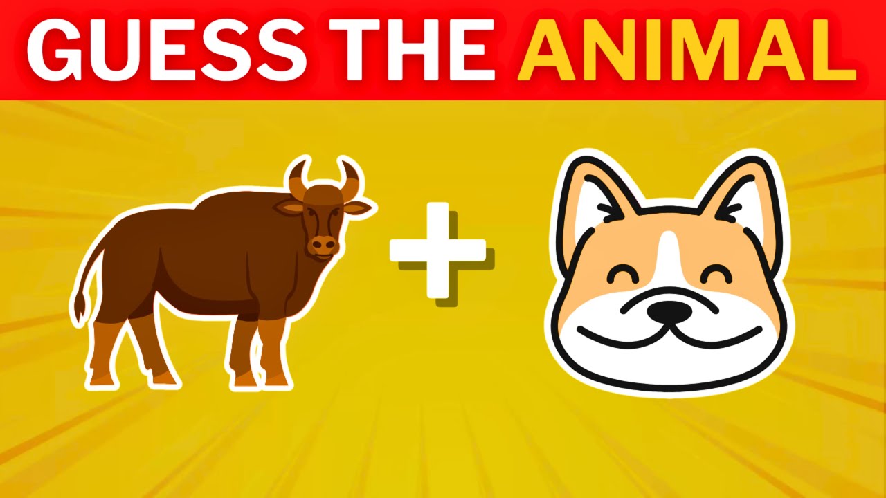 Can You Guess The Animal By Emoji | Animal Emoji Challenge - YouTube