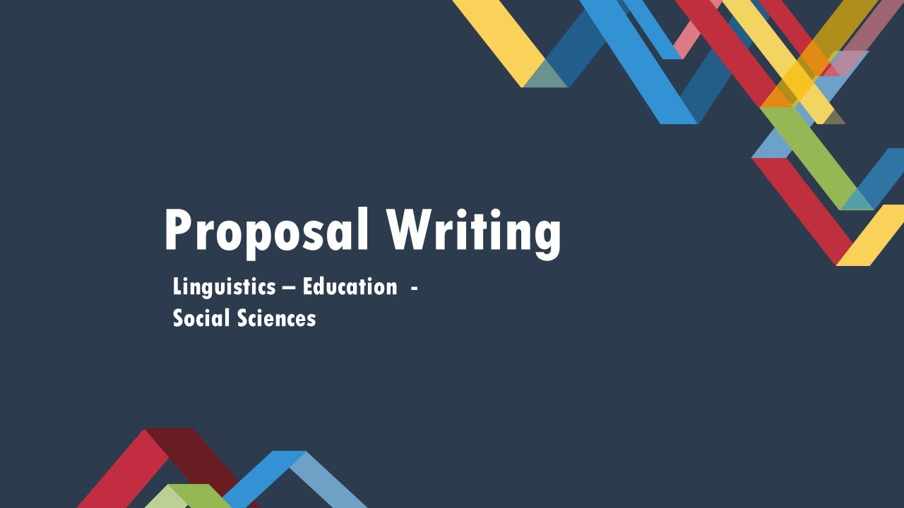 Sharing in English - How to Write a Research Proposal || Linguistics ...