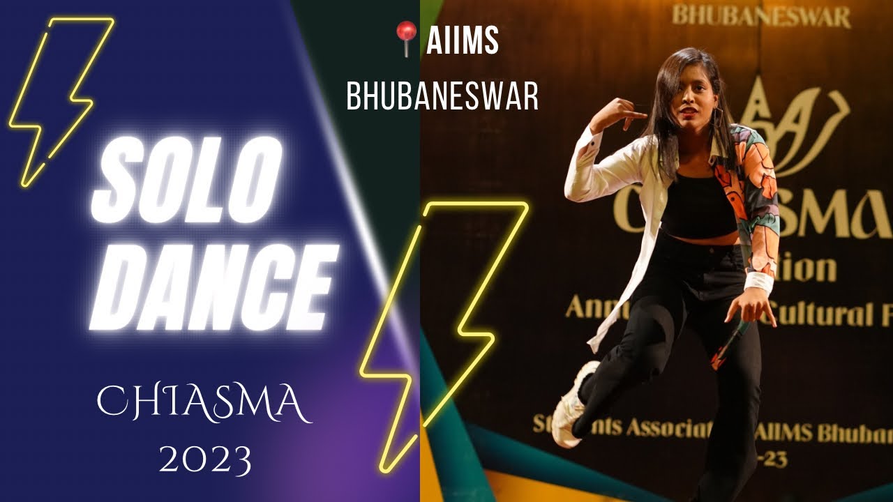 Solo dance performance 💃| AIIMS Bhubaneswar | Chiasma 2023 - YouTube