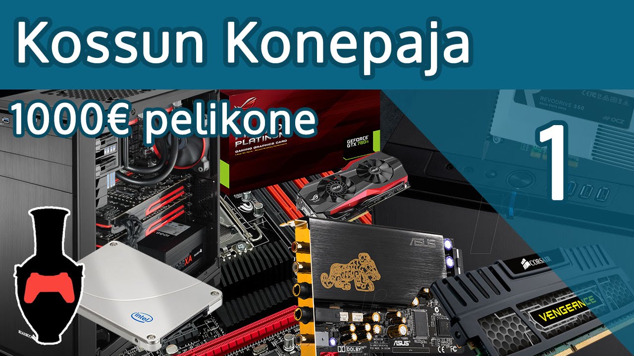 Kossun Konepaja - Pelikone 1000 eurolla - YouTube