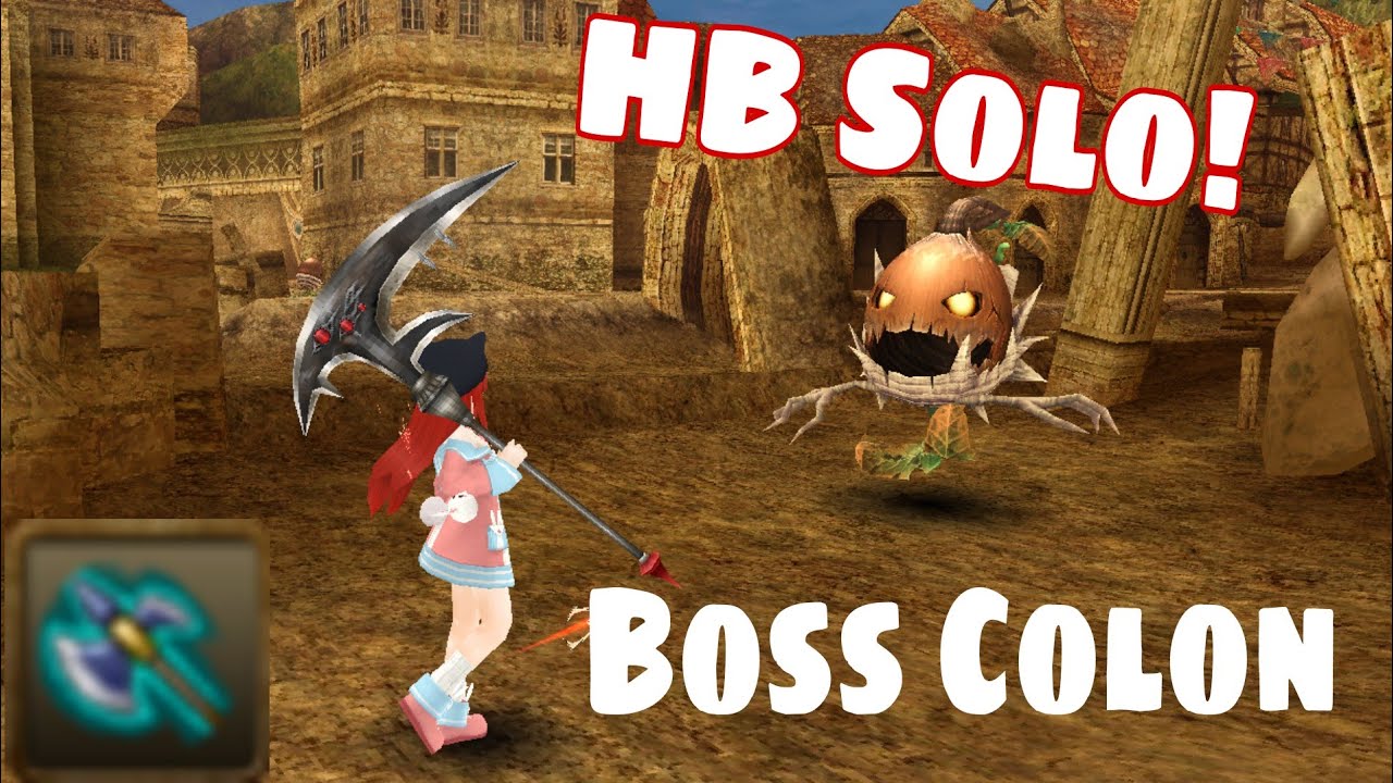 「Toram Online」Halberd Solo Boss Colon (Rugio Ruins) - YouTube