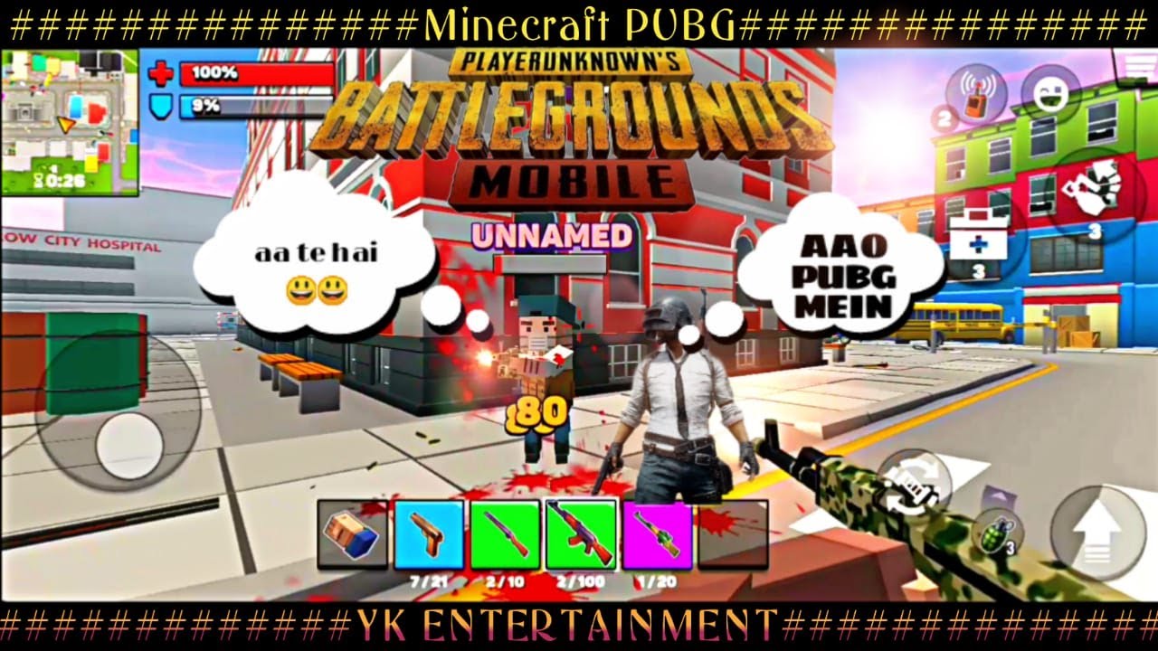 Minecraft Pubg Battle Royale/best game for Android(Official Video)/yk ...