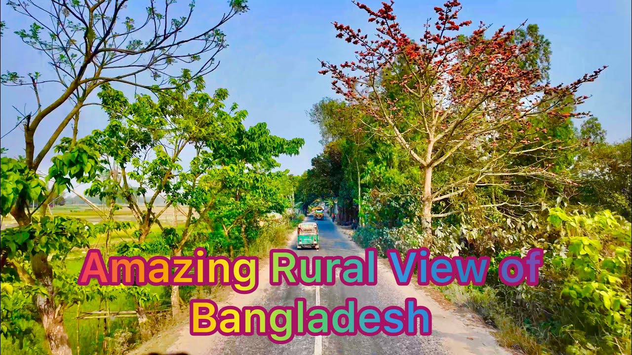 Bangladesh Rural view. # Driving View in Bangladesh. - YouTube