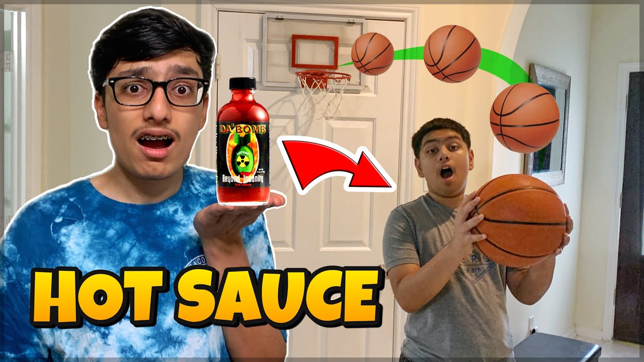 1v1 MINI HOOP BASKETBALL CHALLENGE! (Hot Sauce Forfeit) | Faisal - YouTube