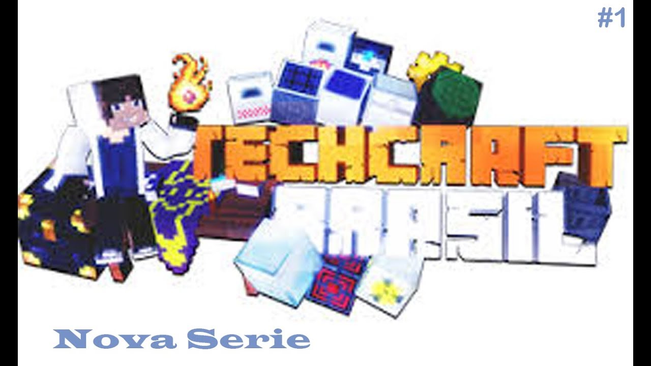Minecraft - TechcraftBrasil #1- Comecando nossa base e preparativos ...