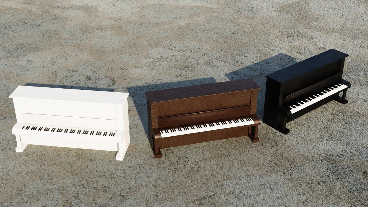 Piano Blender Tutorial - YouTube