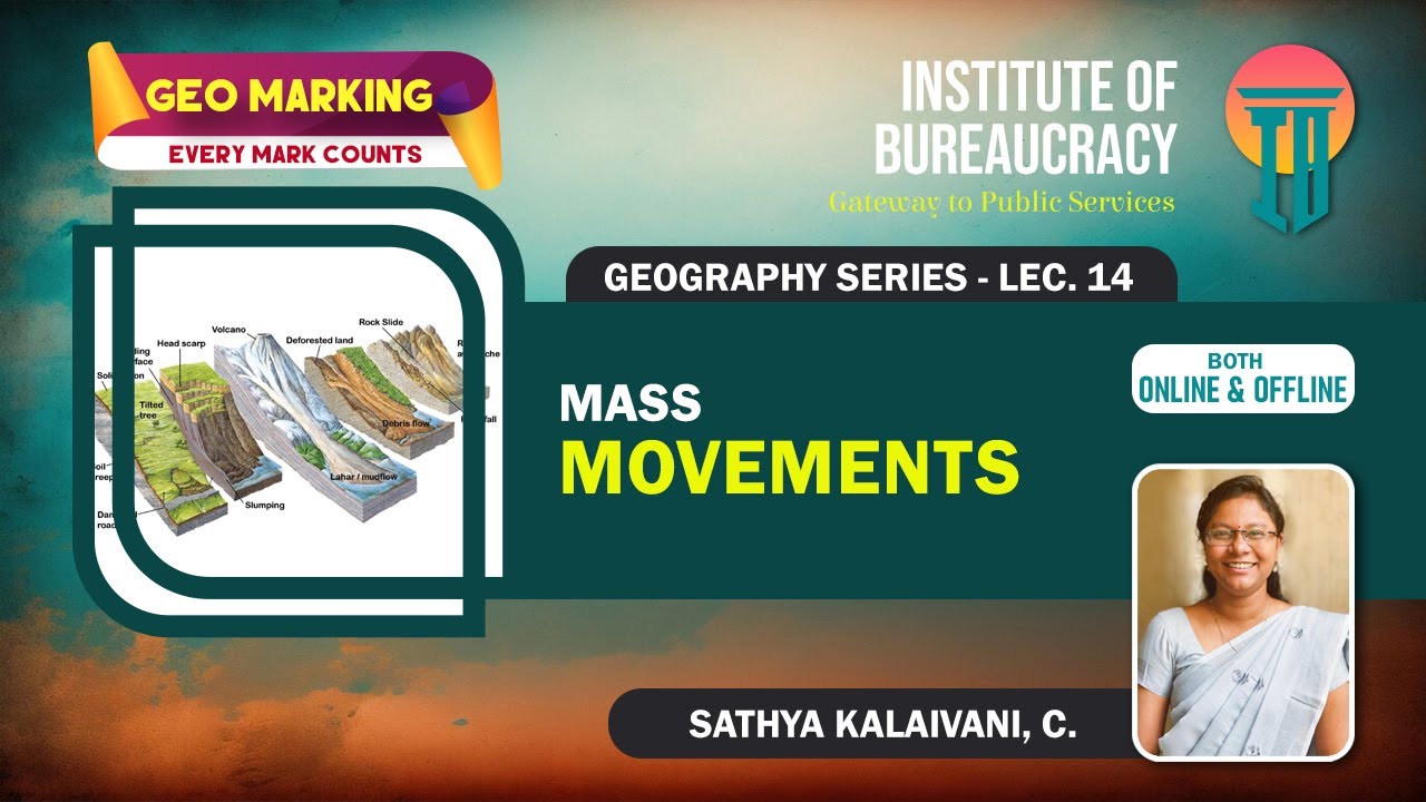 Mass Movements| Lec 14 | UPSC Geography Optional| GeoMarking| Institute ...