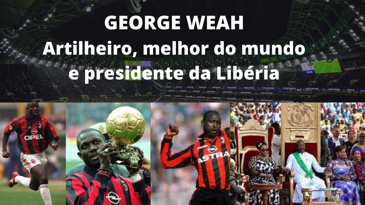 George Weah único jogador africano a ganhar o melhor do mundo da FIFA ...