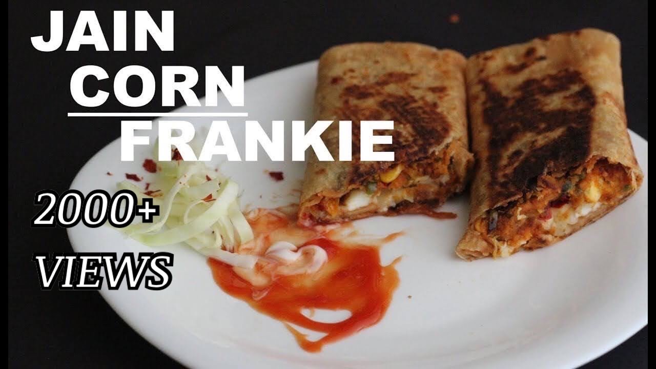 Jain Corn Tikki Frankie |Corn Tikki| Jain corn Frankie |Mahabaleshwar ...