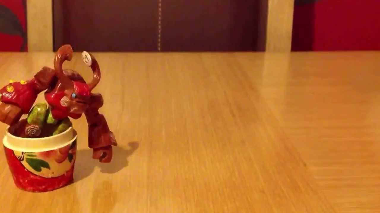 Skylanders mega blocks stop-motion tree rex vs troll - YouTube