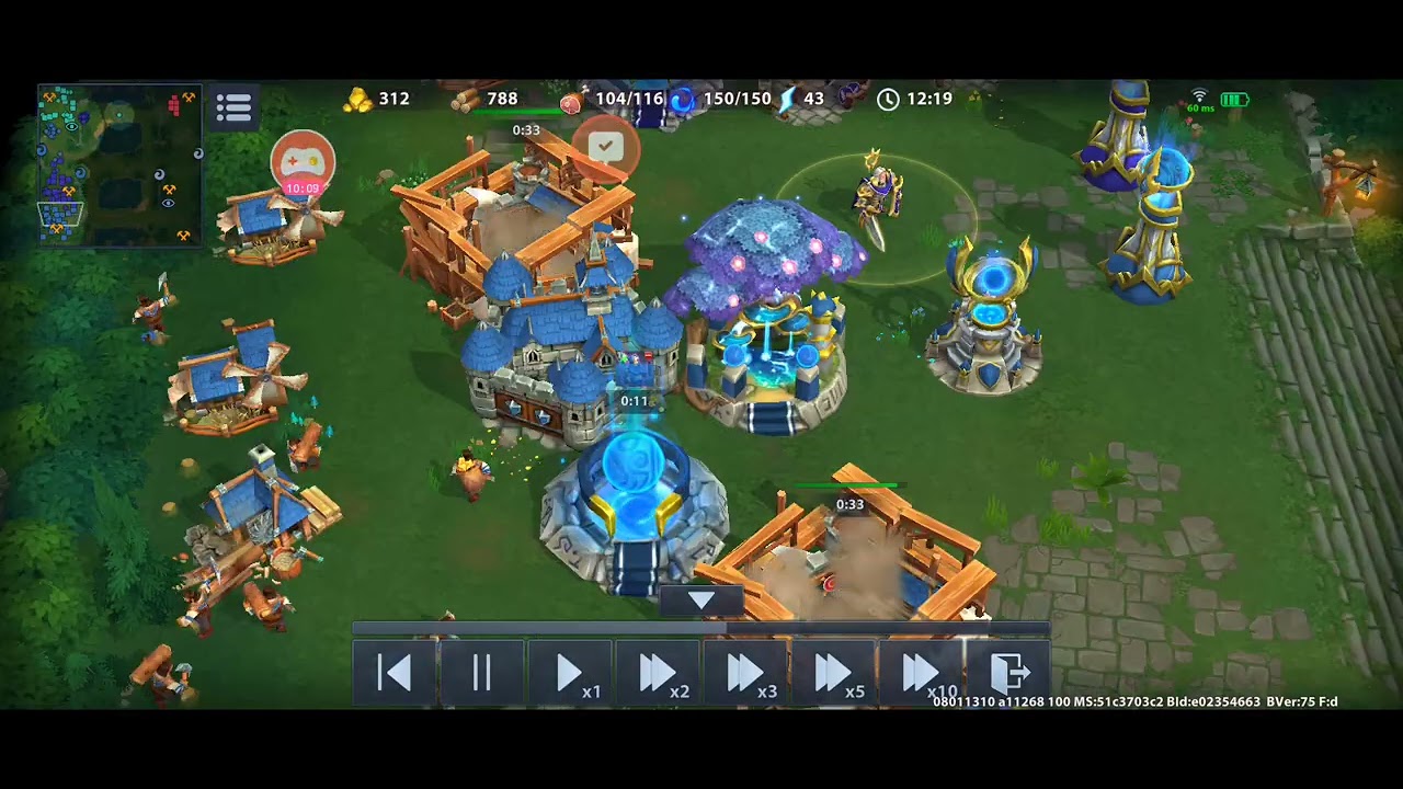 War Legends RTS 3v3 Epic Comeback Swordman vs goon Rush Light Faction ...