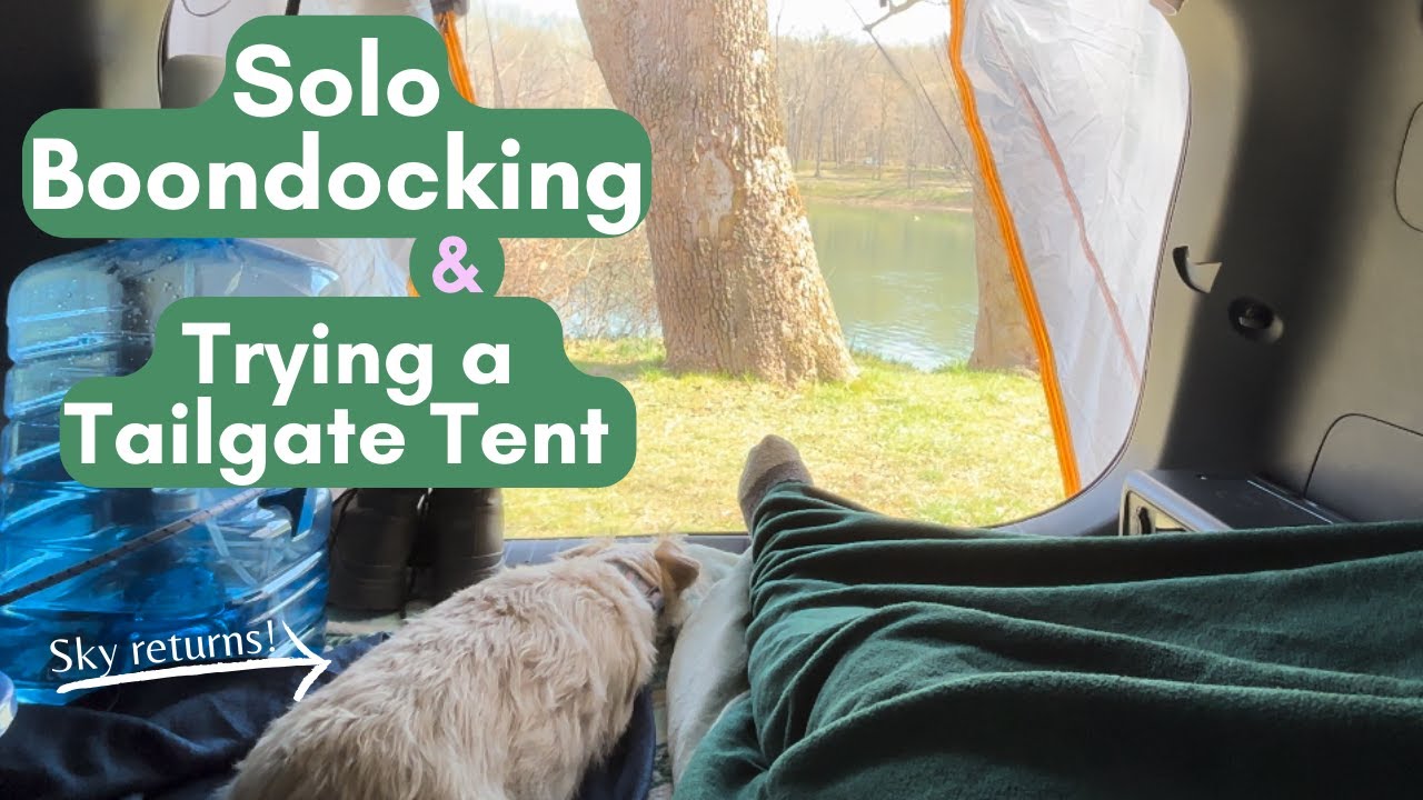 Car Camping: What it's REALLY like Solo Boondocking | Tailgate Tent ...