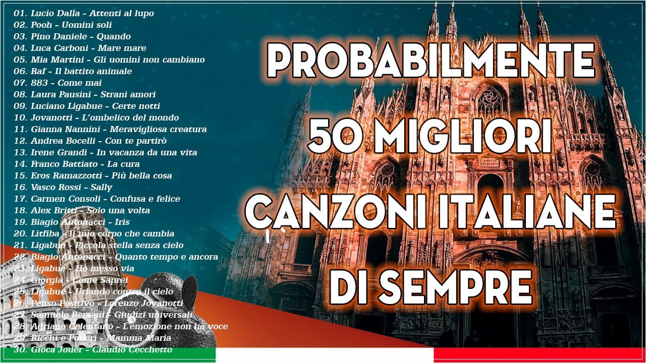 Le 100 Migliori Canzoni Italiane Di Sempre - Il meglio della musica ...