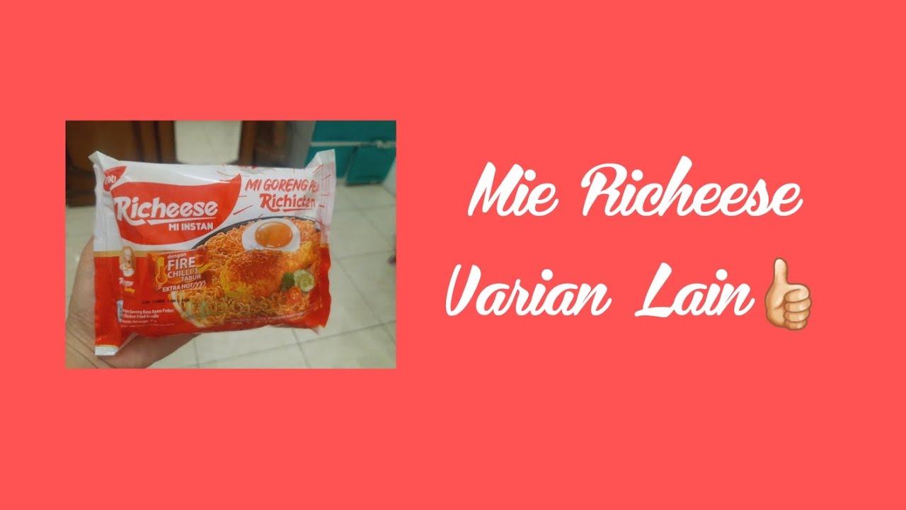 Mie Goreng Pedas Richicken Level 3 - YouTube