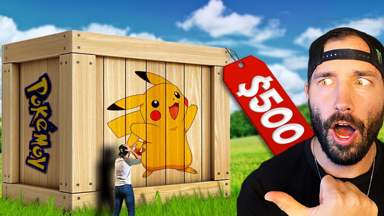 Opening a $500 Pikachu Themed Pokemon Card Mystery Box!! - YouTube