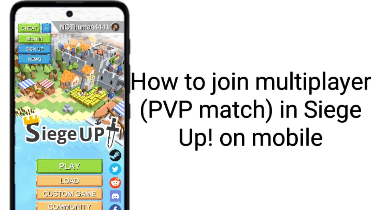 how to join multiplayer (PVP) in Siege Up! mobile - YouTube