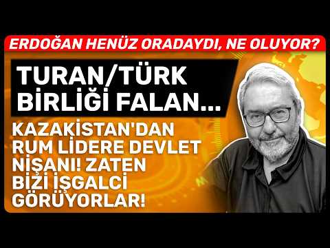 TURAN/TÜRK BİRLİĞİ FALAN... KAZAKİSTAN'DAN RUM LİDERE DEVLET NİŞANI! ZATEN BİZİ İŞGALCİ GÖRÜYORLAR!