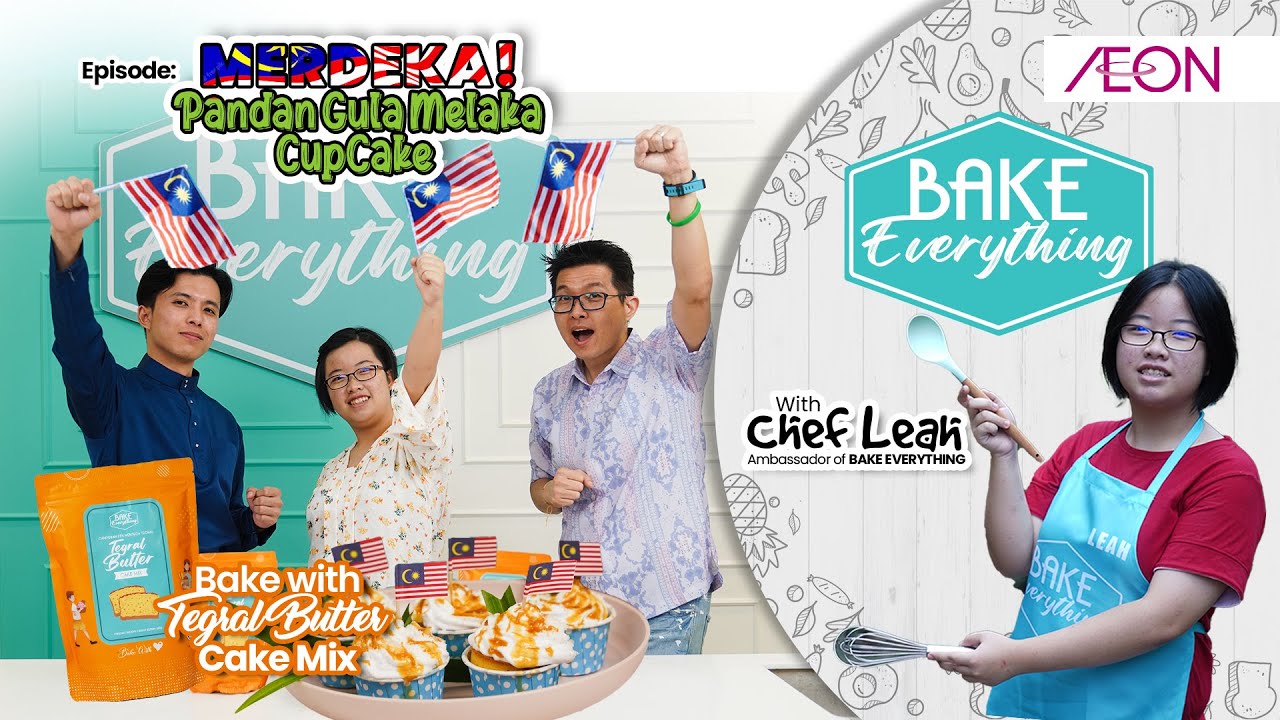 It's Merdeka! Let's bake Cupcake with Pandan Gula Melaka! - YouTube