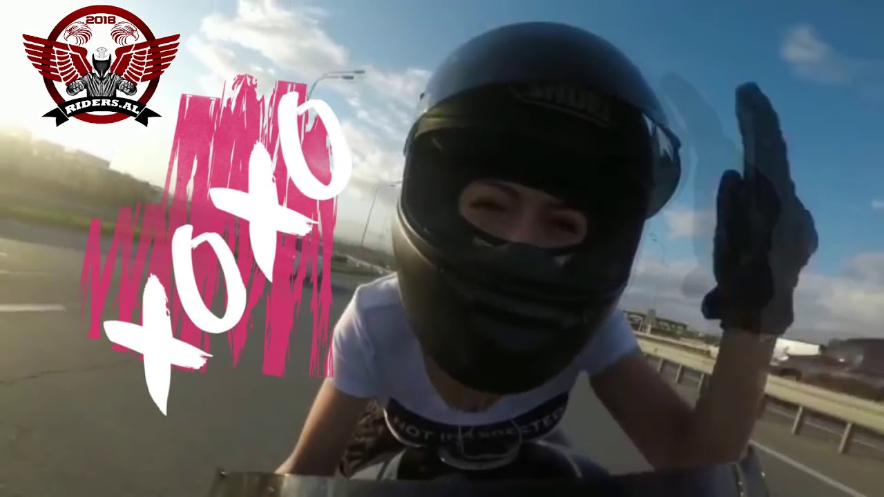 Tribute to Russian motorbike girl rider Aleksa Girls on bike SUZUKI GSX ...