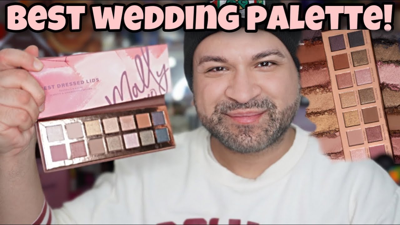 BEST WEDDING PALETTE! Mally Beauty Best Dressed Lids Palette HONEST ...