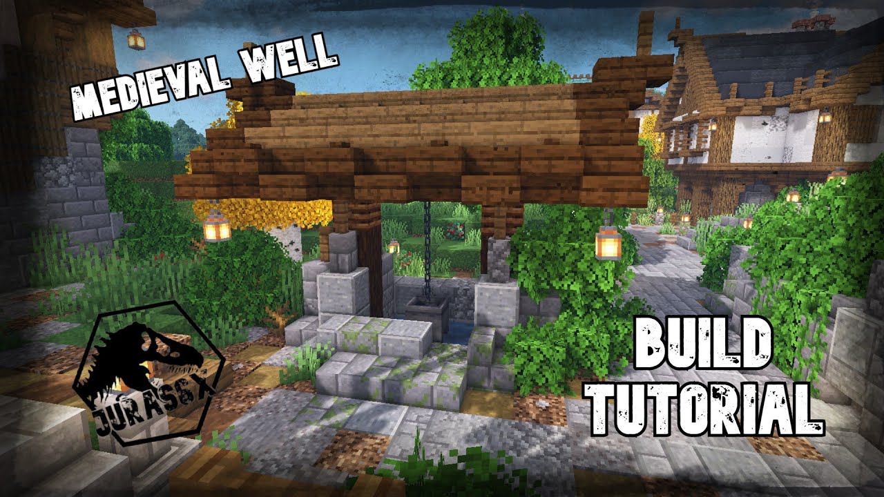 How to build a Medieval Well in Minecraft {TUTORIAL} - YouTube
