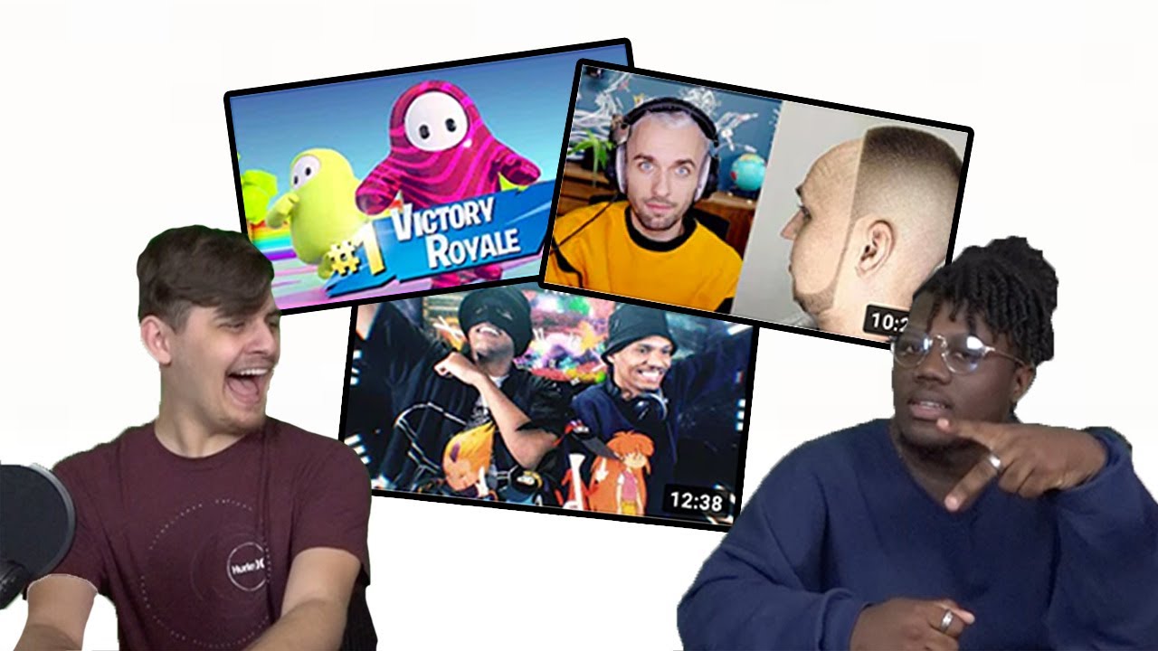 Fall Guys, Amixem, Maskey Squeezie, Akinator et MisterJDay - Analyse ...